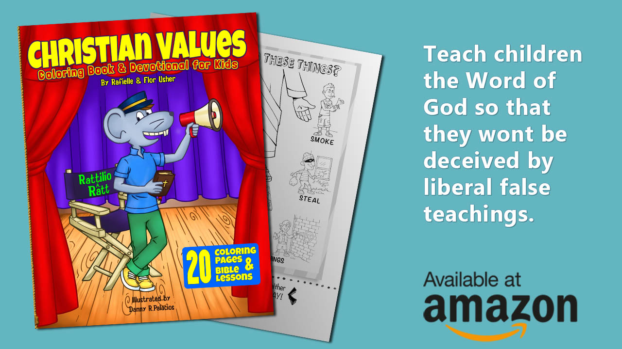 Dr. Usher Christian Values Coloring Book For Kids
